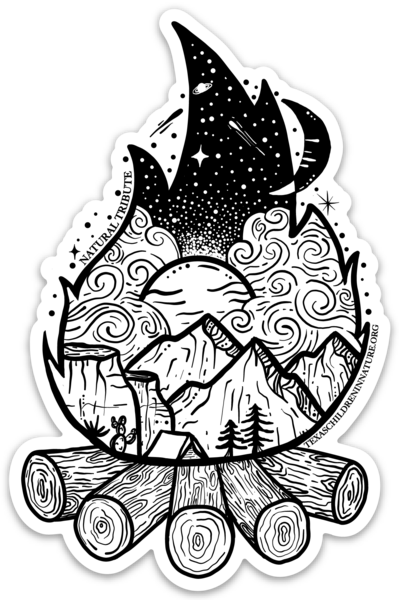 Campfire Sticker – Natural Tribute