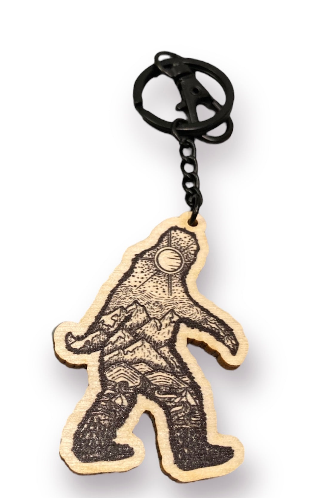 Sasquatch Keychain – Natural Tribute