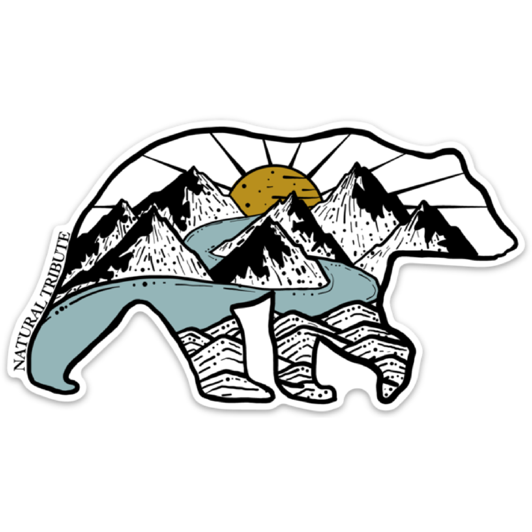 Bear Sticker – Natural Tribute
