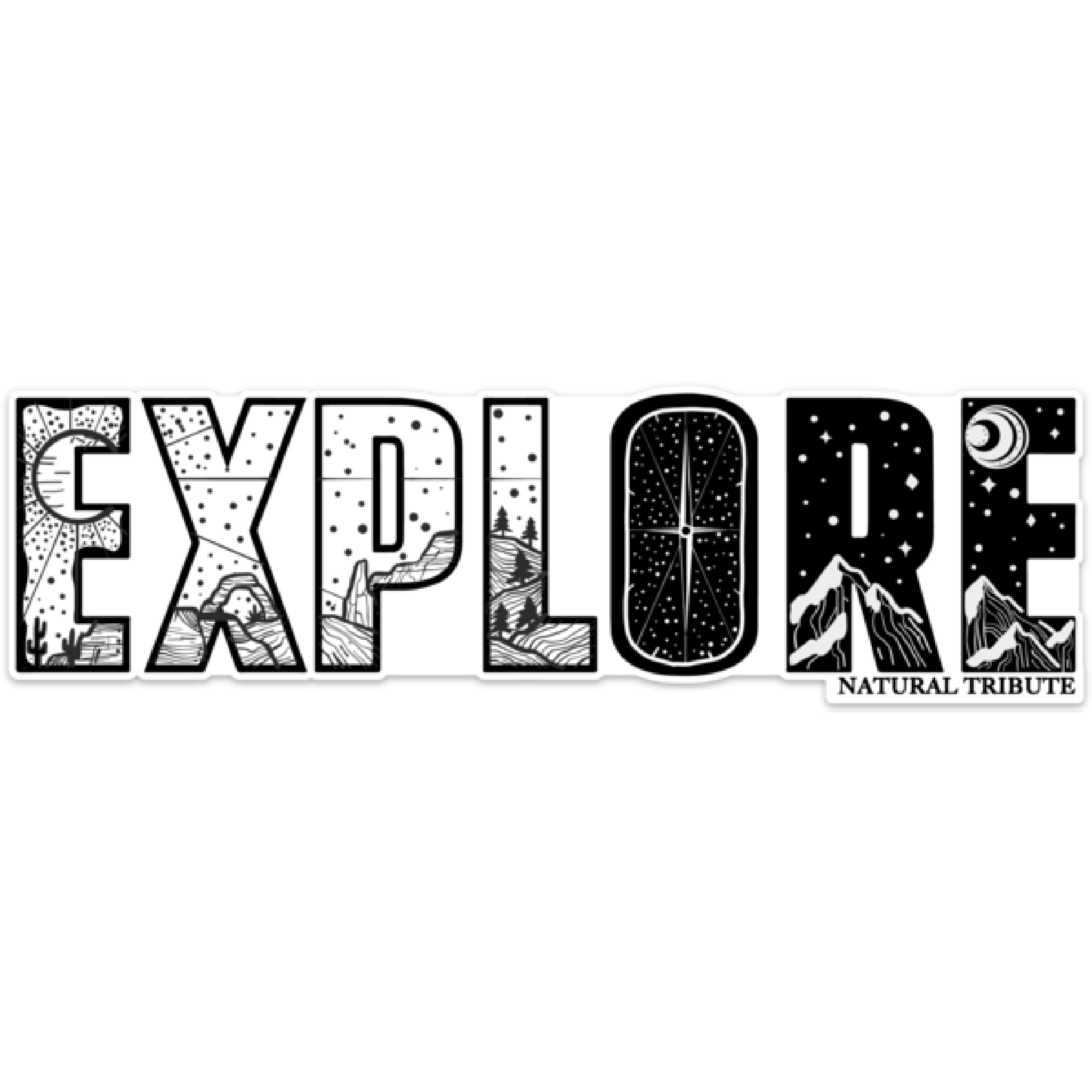 Explore Sticker – Natural Tribute