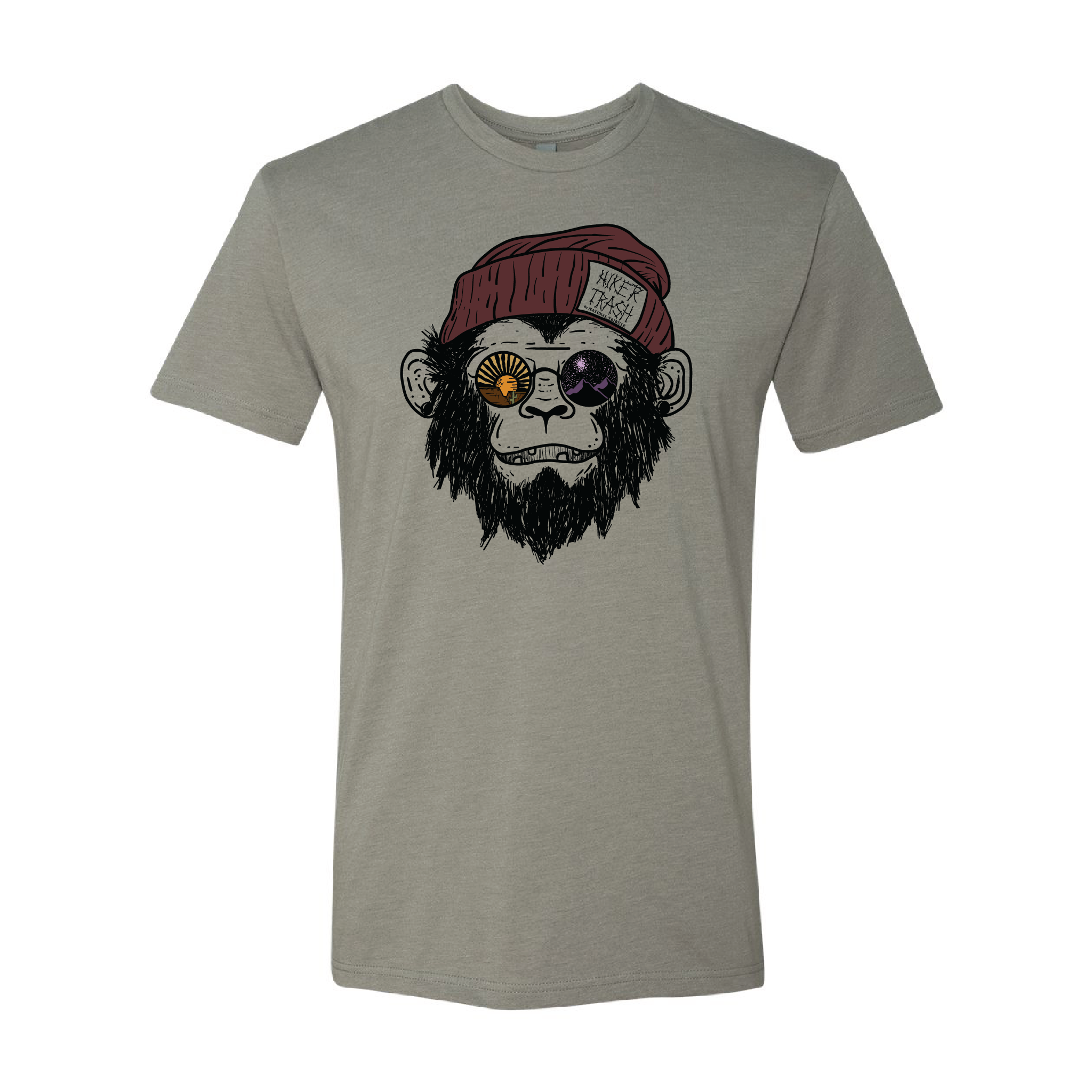 Hiker Trash Monkey Shirt – Natural Tribute
